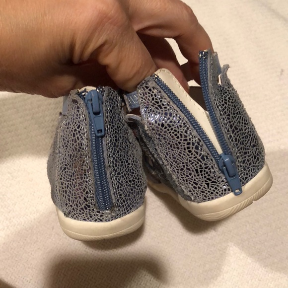 Umi | Shoes | Umi Gladiator Sandal Blue Metallic Worn 2x | Poshmark